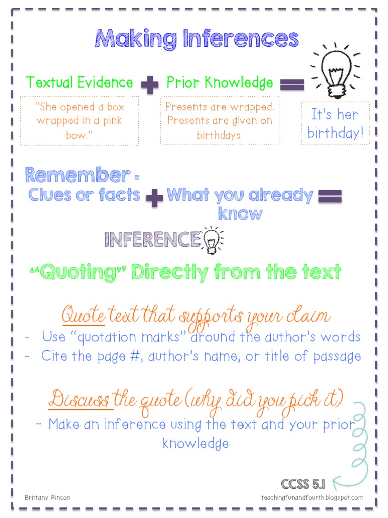 Making Inferences | PDF