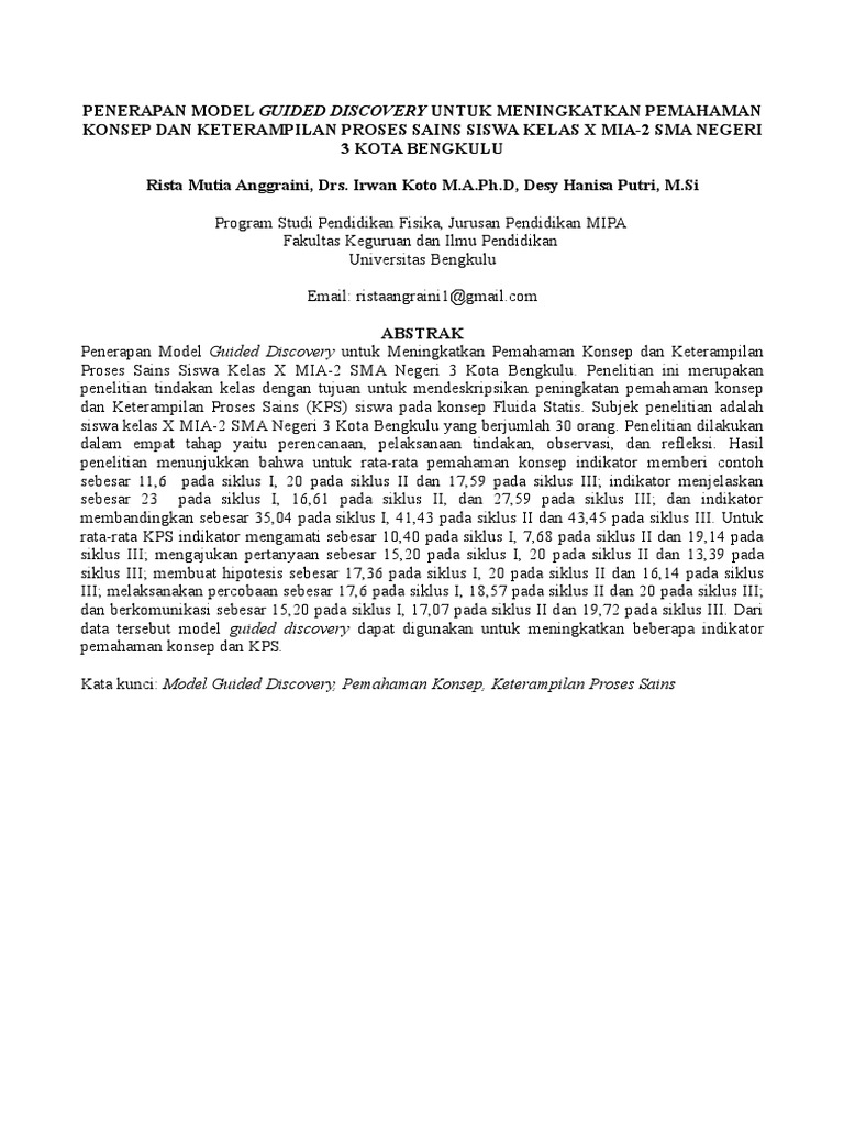 Jurnal Rista Mutia Anggraini (A1E012019) | PDF