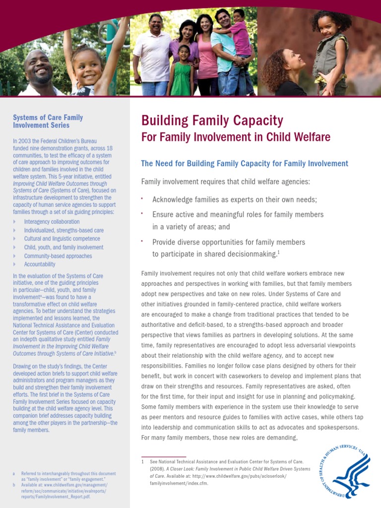 Building Family Capacity | PDF | Child Protection | Mentorship