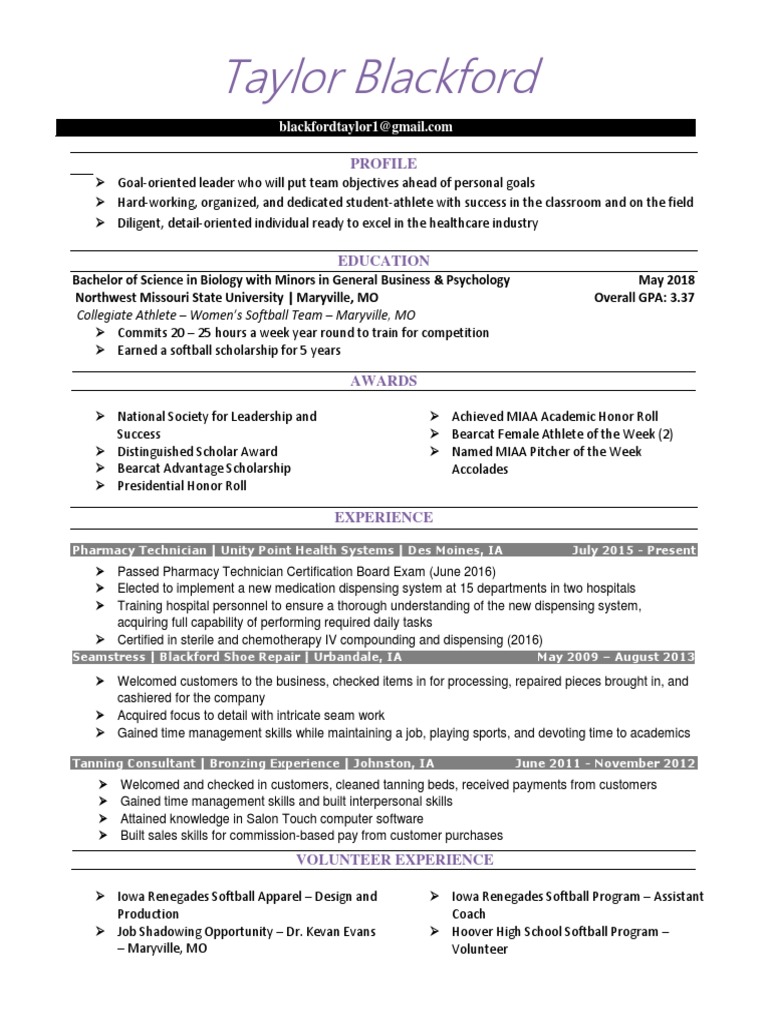 Resume Redo | PDF | Iowa | Pharmacy