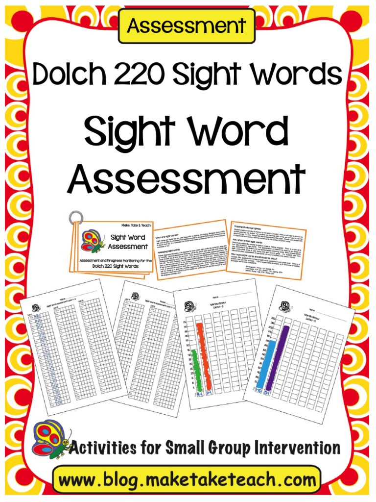 Sight Word Assessment | PDF | Educational Assessment | Cognition