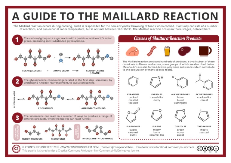 The Maillard Reaction PDF | PDF | Foods | Organic Chemistry