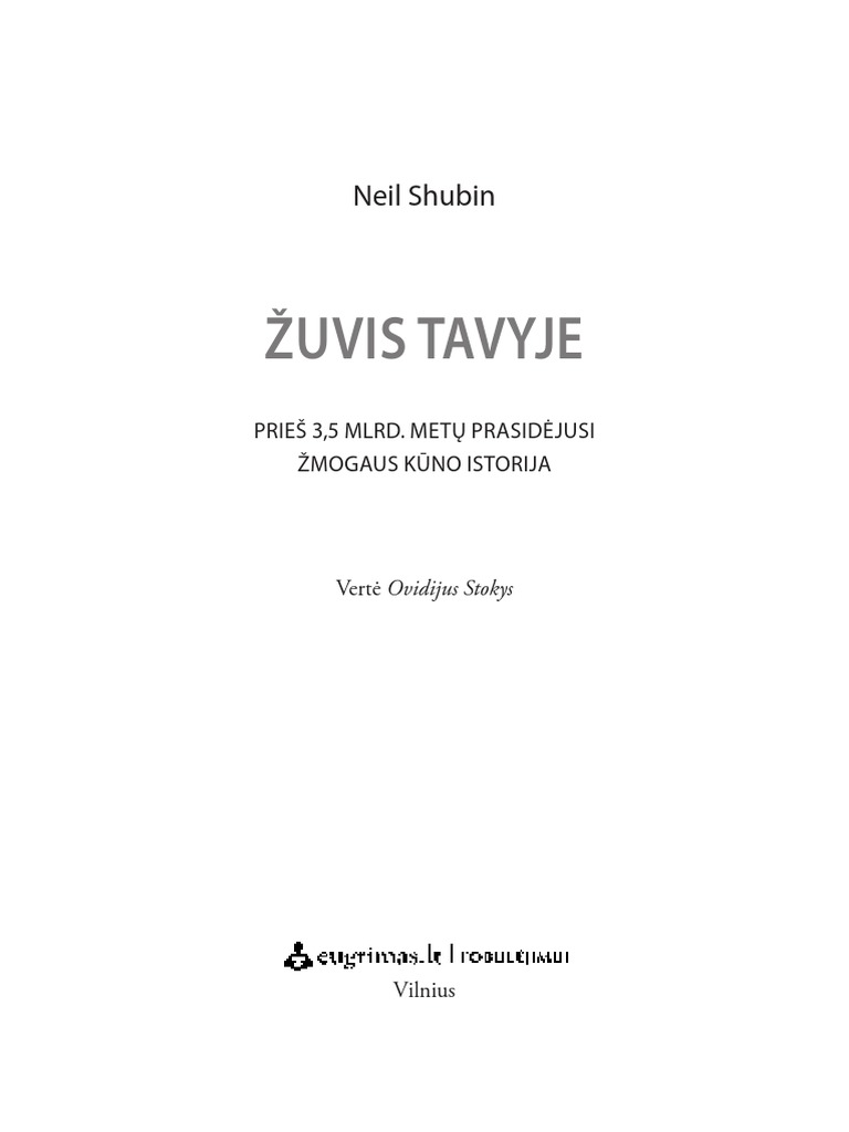 Zuvis Tavyje PDF | PDF