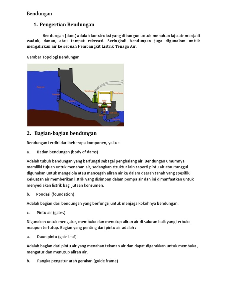 Bendungan | PDF | Seni | Teknologi & Rekayasa