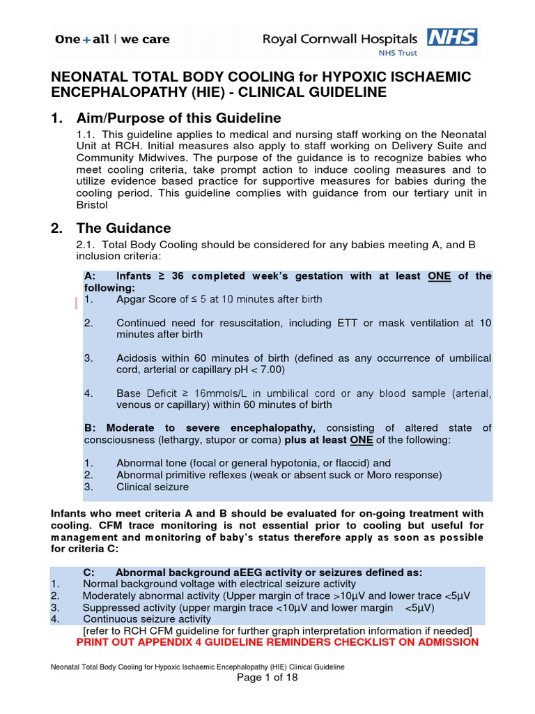 Neonatal Total Body Cooling | Respiratory System | Medical Specialties