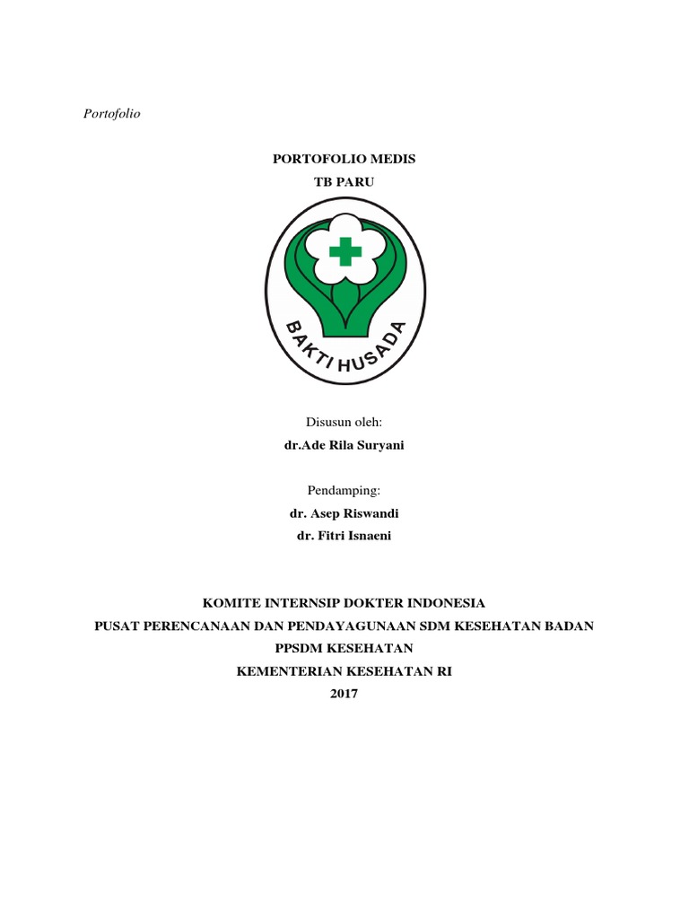 Contoh Cover Portofolio | PDF