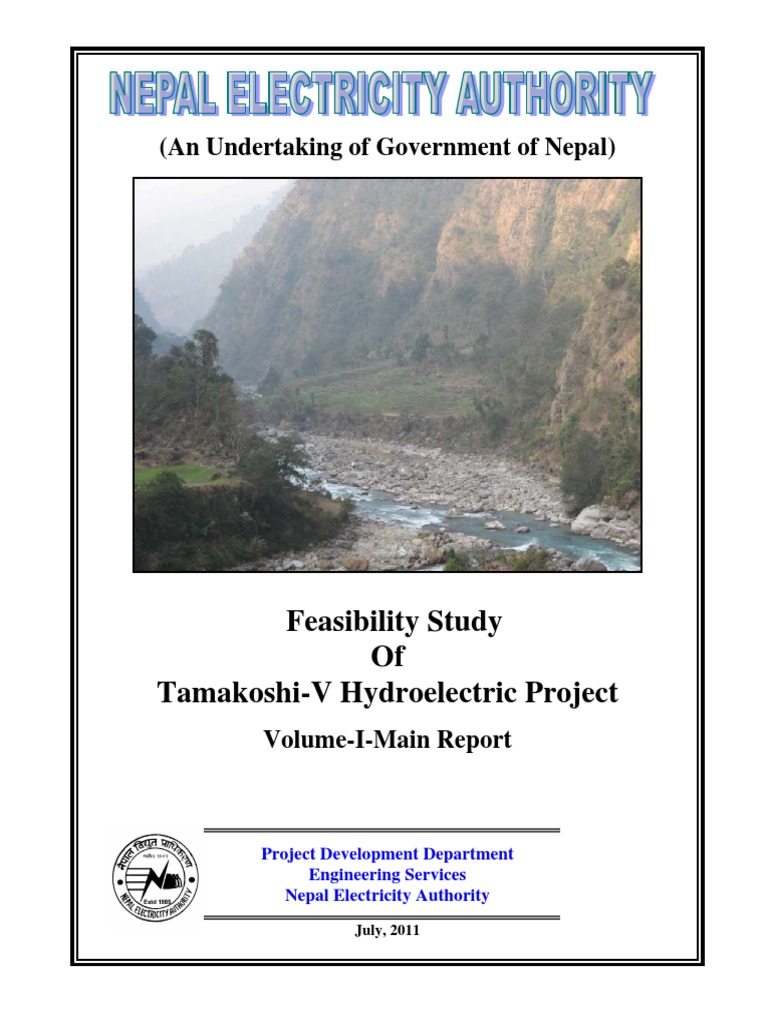 Feasibility Report Tamakoshi V | PDF | Electrical Substation | Electric ...