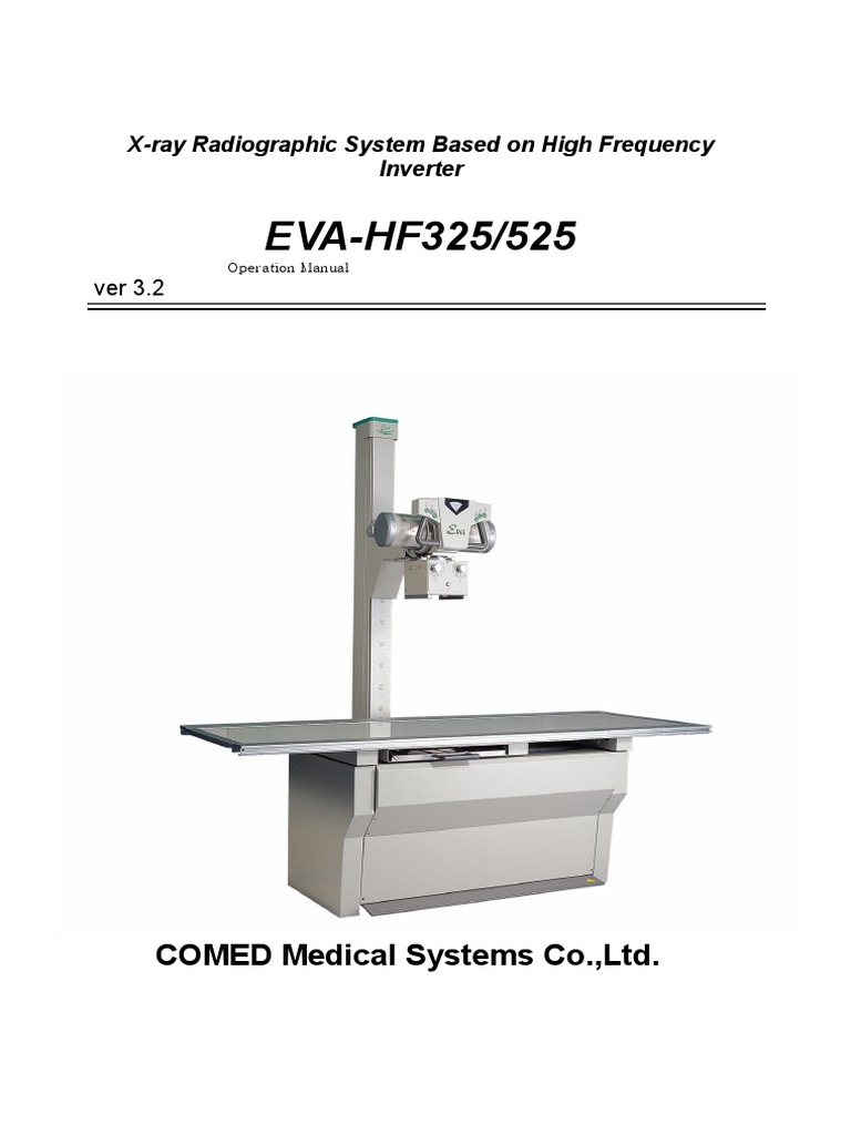 2.operating Manual (Rev3.2) | PDF | Radiography | X Ray