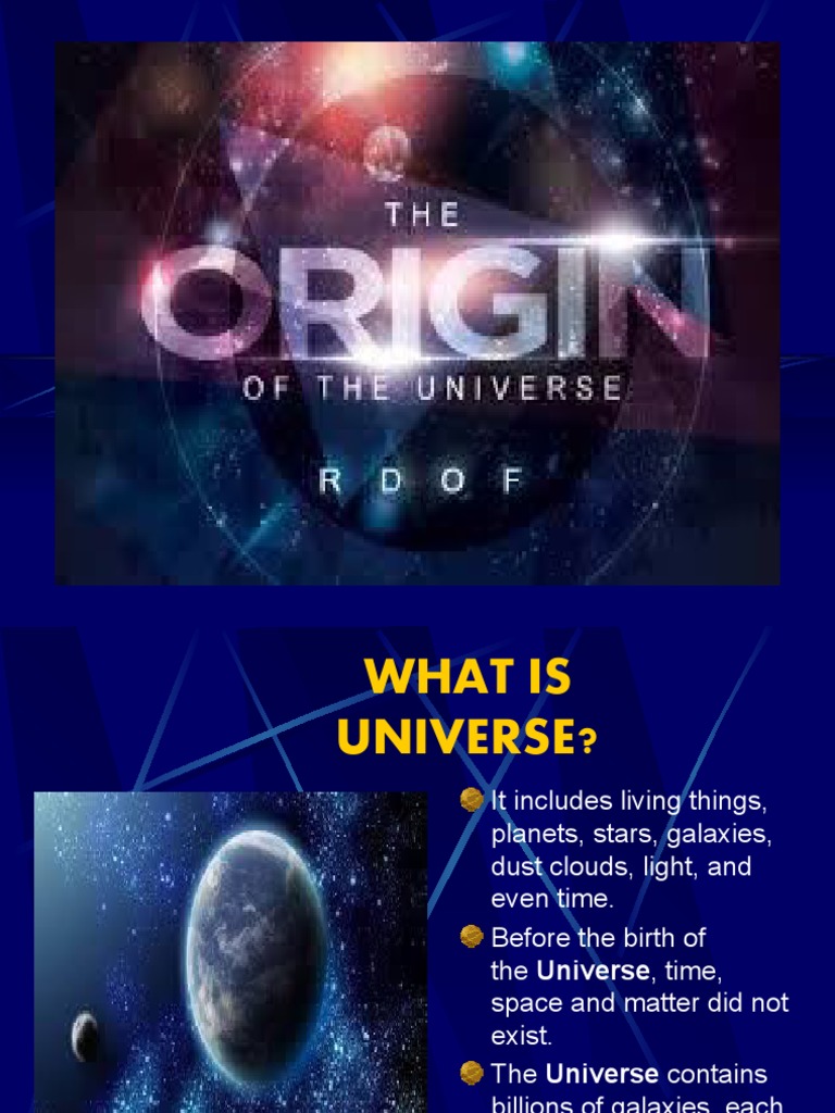 Origin Universe | PDF | Big Bang | Universe