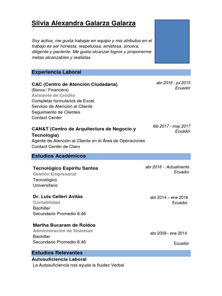 CV Silvia Alexandra Galarza Galarza - Docx ...