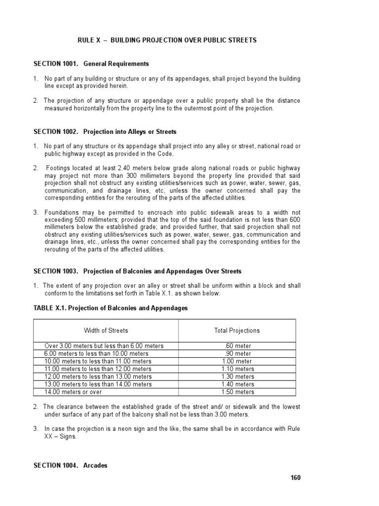 Building Projections Guide | PDF | Sidewalk | Street