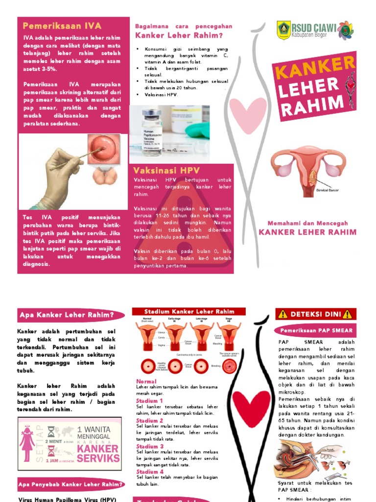 Leaflet Kanker Serviks | PDF
