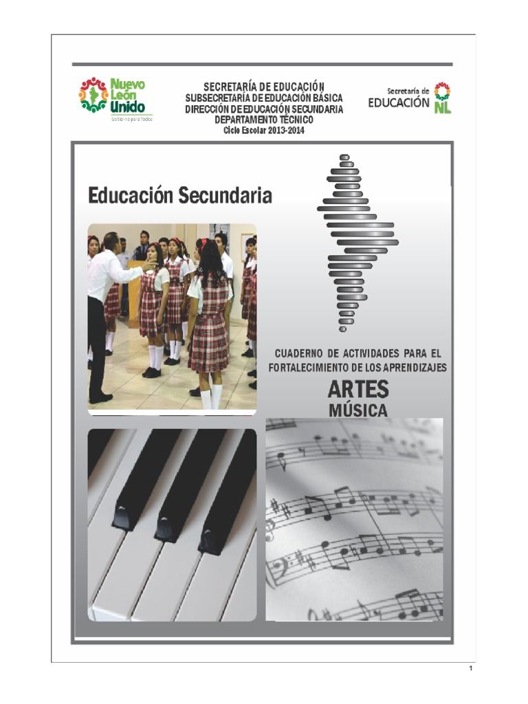 Artes Música Cuaderno de Actividades | PDF | Ritmo | Canciones