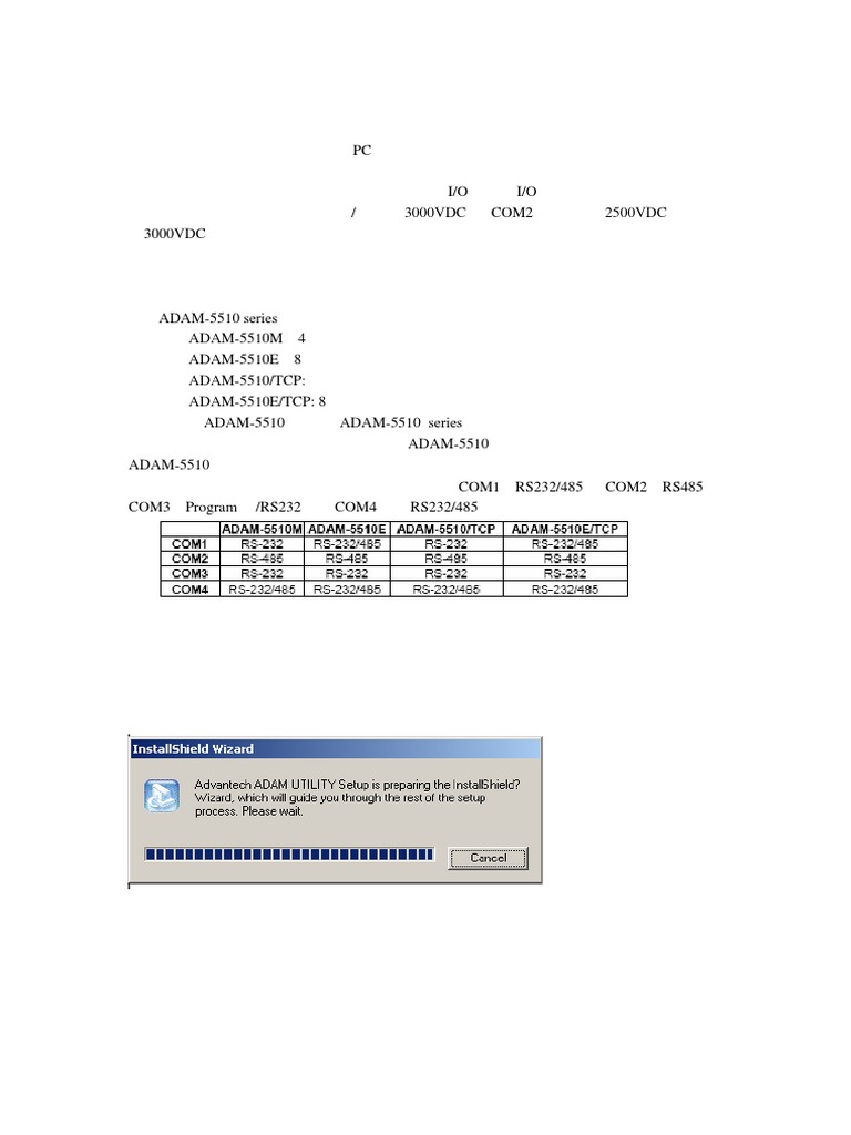 Adam (5510M) (5510e) (5510 TCP) (5510e TCP) | PDF