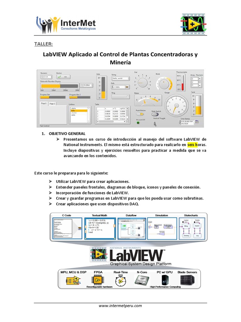 Labview Programa PDF | Descargar gratis PDF | Grupo de computadoras | Software