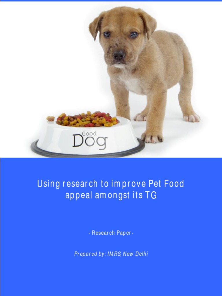 Improve Dog Food Appeal Research | PDF | Dogs | Pet