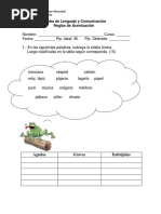 Prueba de Los Días y Meses Del Año | PDF | Salud y bienestar