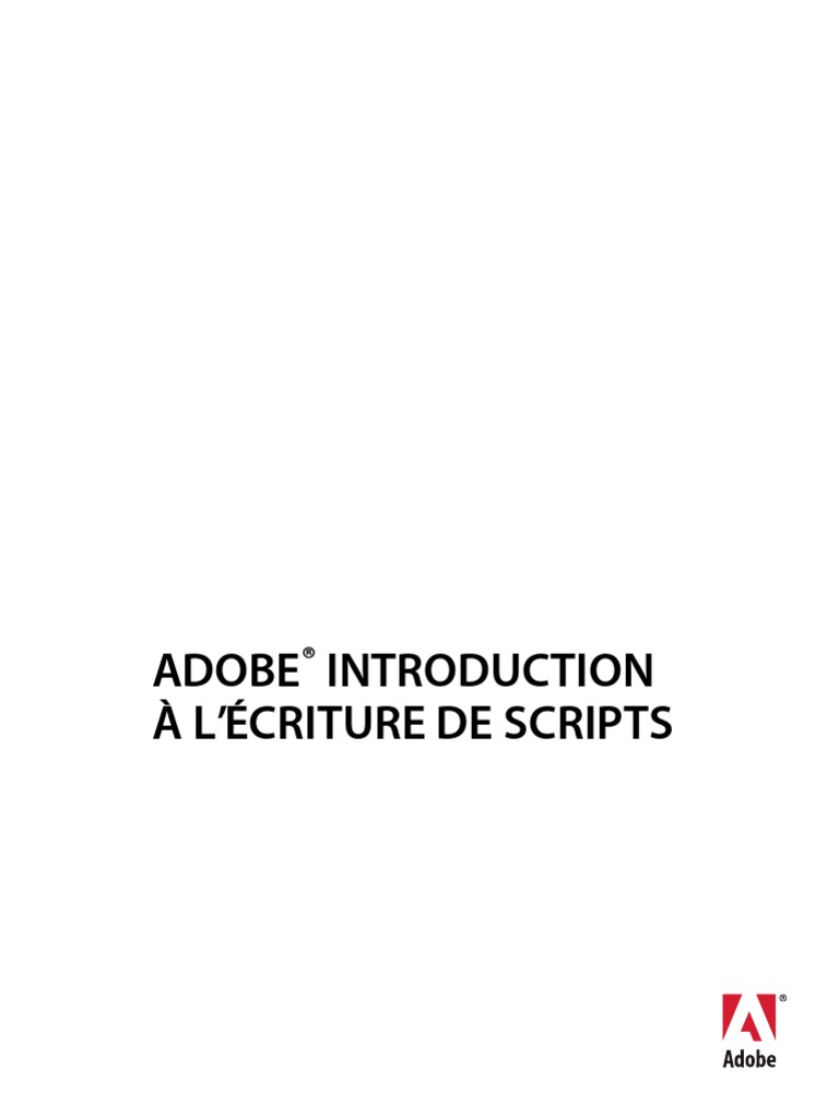 Adobe Intro To Scripting PDF | PDF