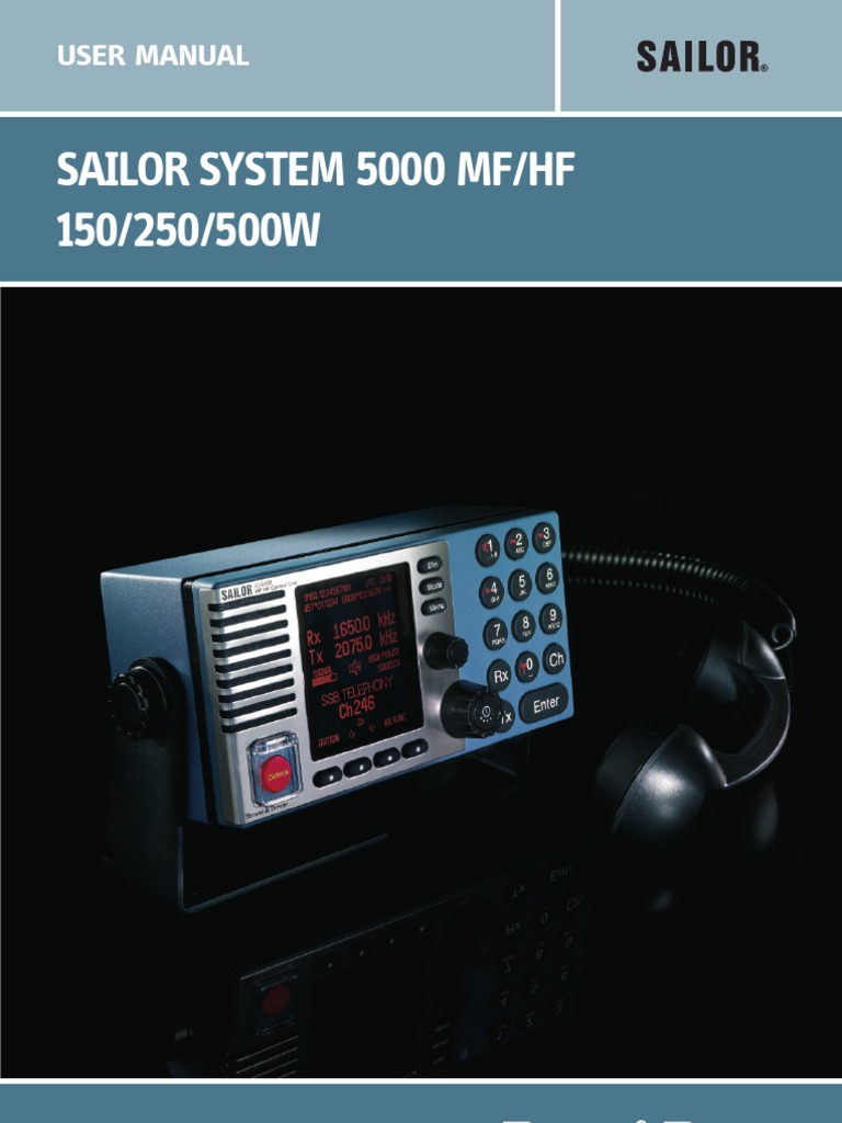 User Manual Sailor System 5000 MFHF 150w 250w 500w | PDF | High ...