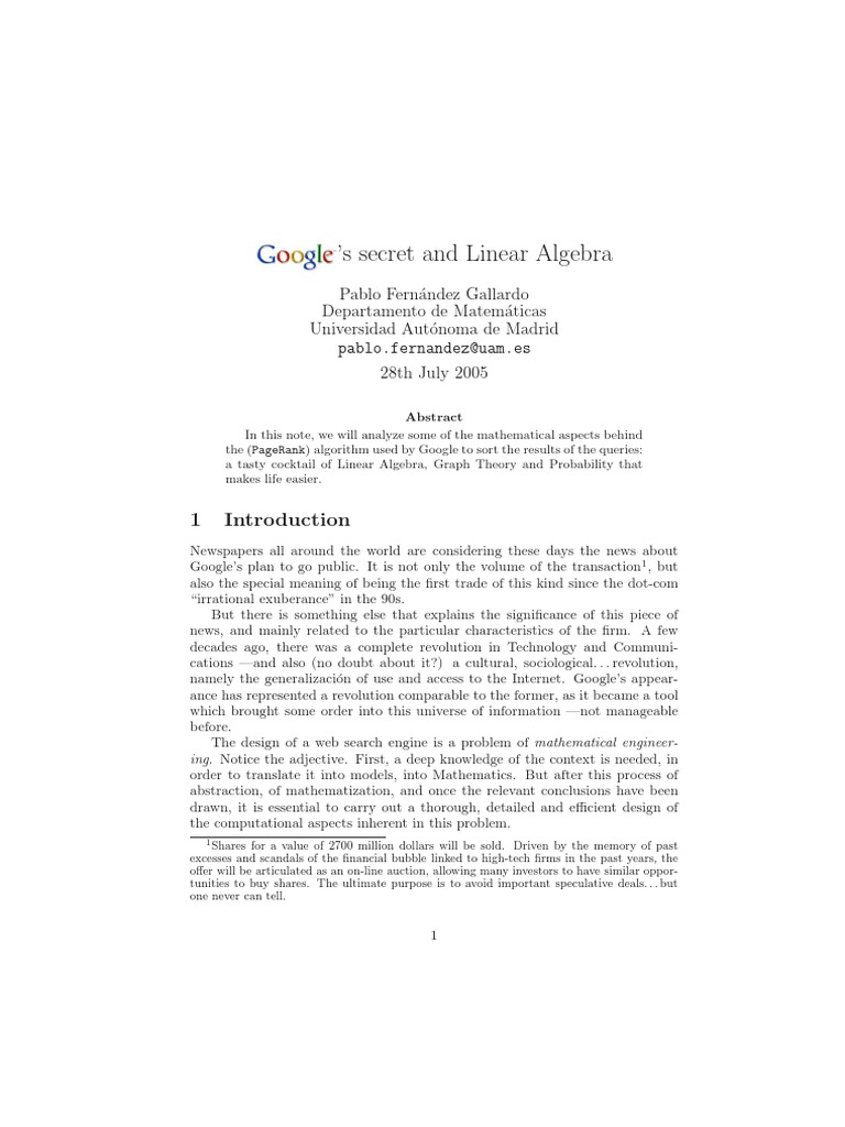 Google Ems English | Download Free PDF | Eigenvalues And Eigenvectors ...