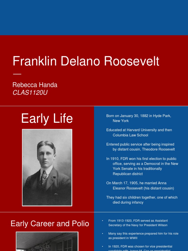 Franklin D. Roosevelt Presentation | PDF | Franklin D. Roosevelt | New Deal