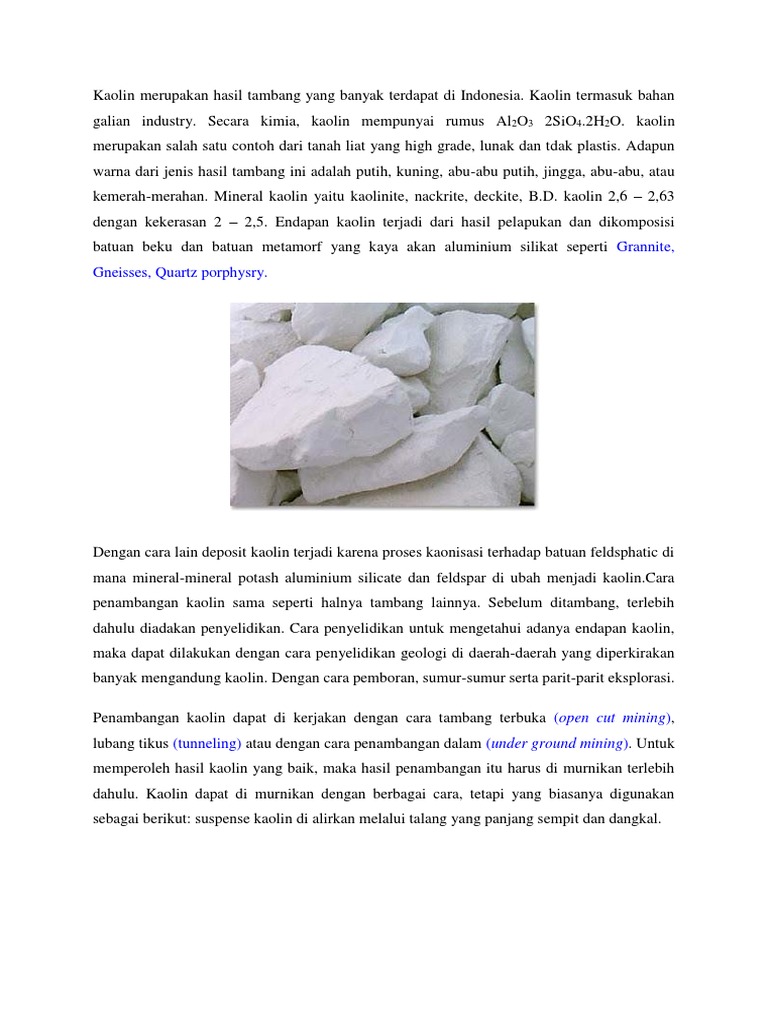 Kaolin | PDF