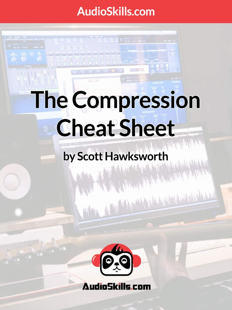 Audio Compression Cheat Sheet | PDF | Sound Production | Recording