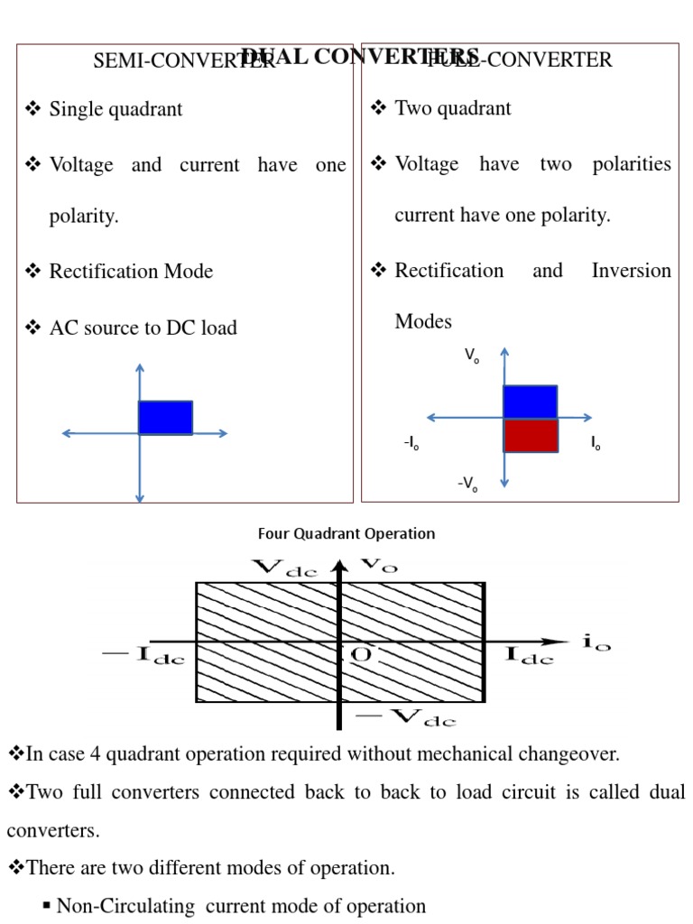 Dual Converters | Download Free PDF | Rectifier | Power Inverter