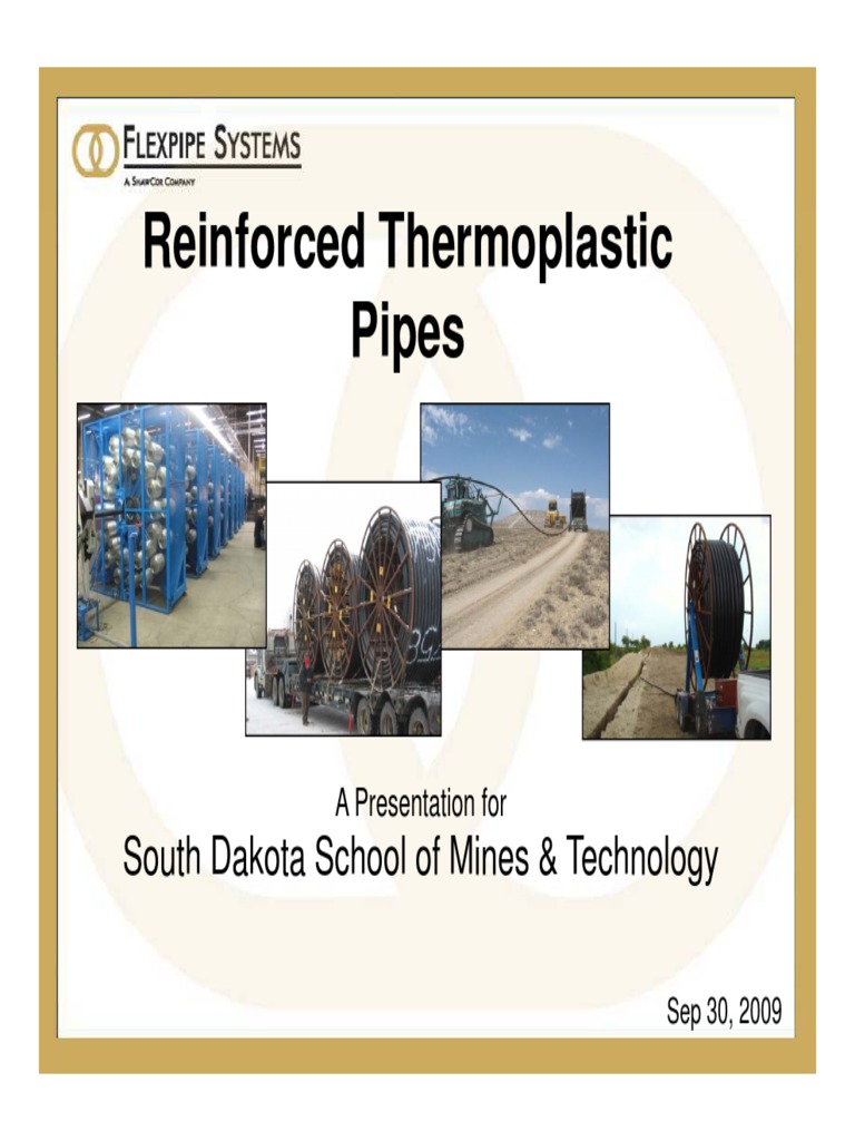 Reinforced Thermoplastic Pipe Overview | PDF | Pipeline Transport ...