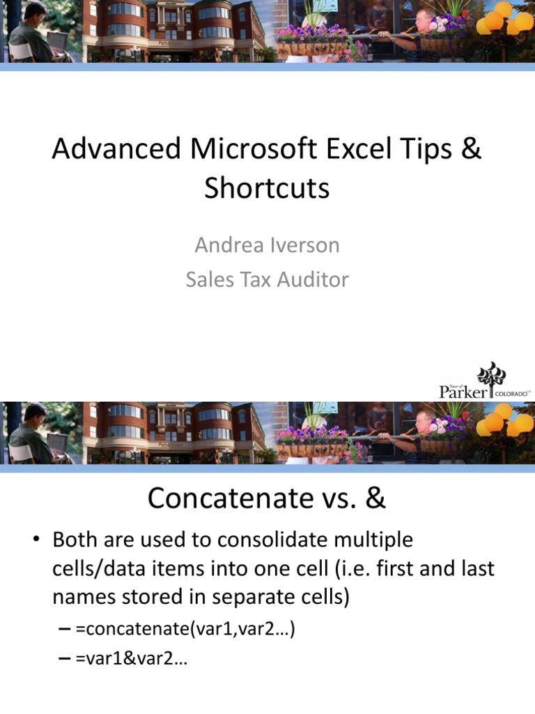 Advanced Excel Tips | PDF | Microsoft Excel | System Software