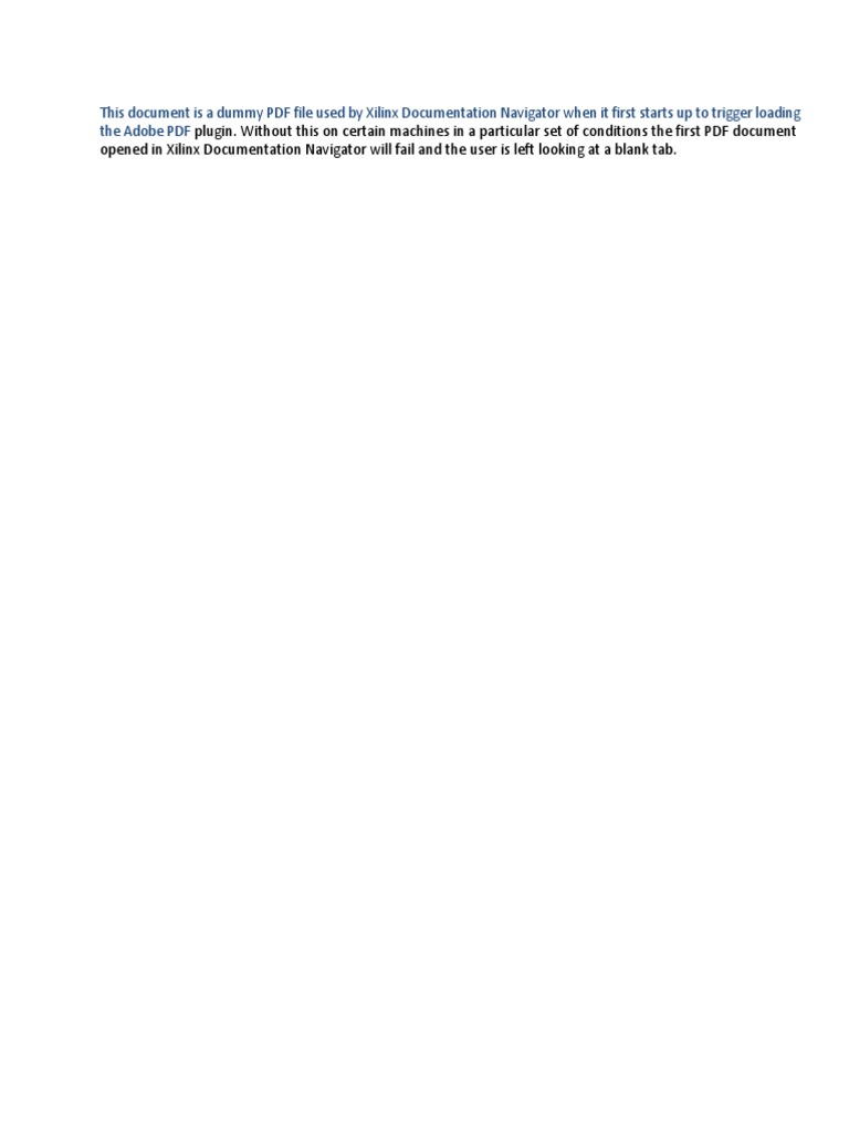 Docnav Dummy Document PDF | PDF