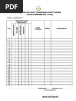 Form Ceklist Perawatan AC | PDF