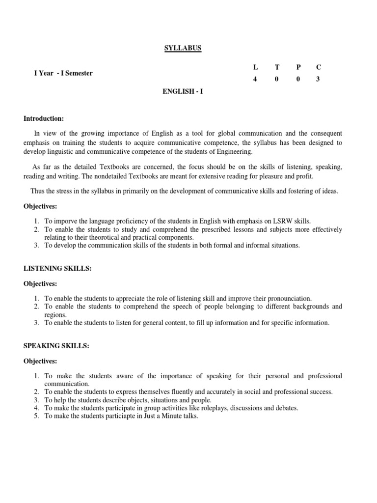 JNTUK I Year Syllabus-MECH - R16 PDF | PDF | C (Programming Language) | Pointer (Computer ...