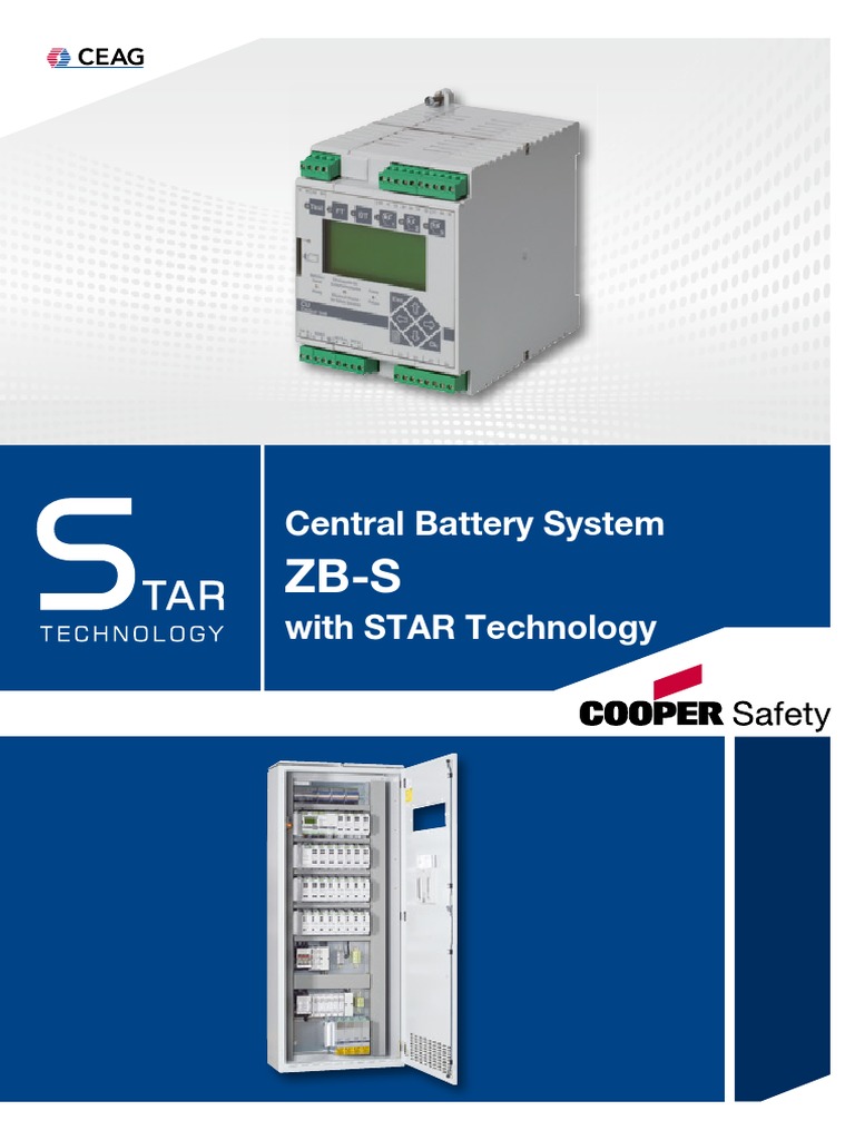 Cooper Ceag Resource Central Battery System Zb s | Relay | Direct Current