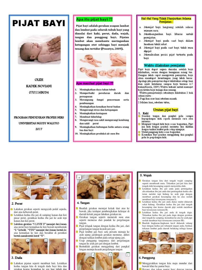 Leaflet Pijat Bayi | PDF