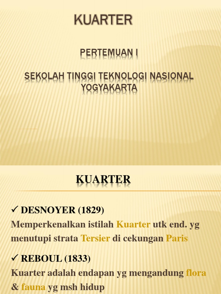 Kuarter 1 | PDF