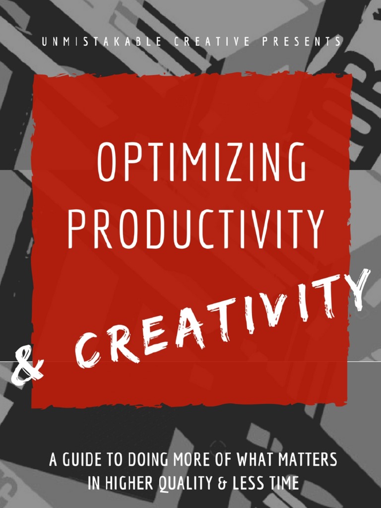 Productivity Tips for Creative Pros | PDF | Laptop | Creativity
