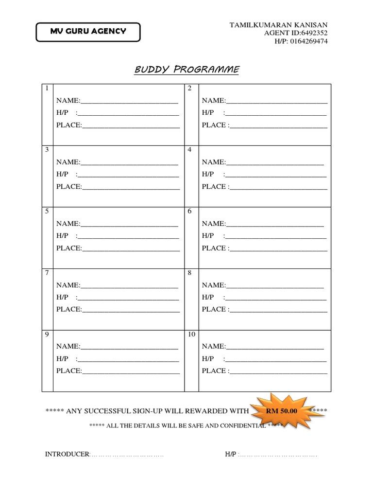 Buddy Programme | PDF