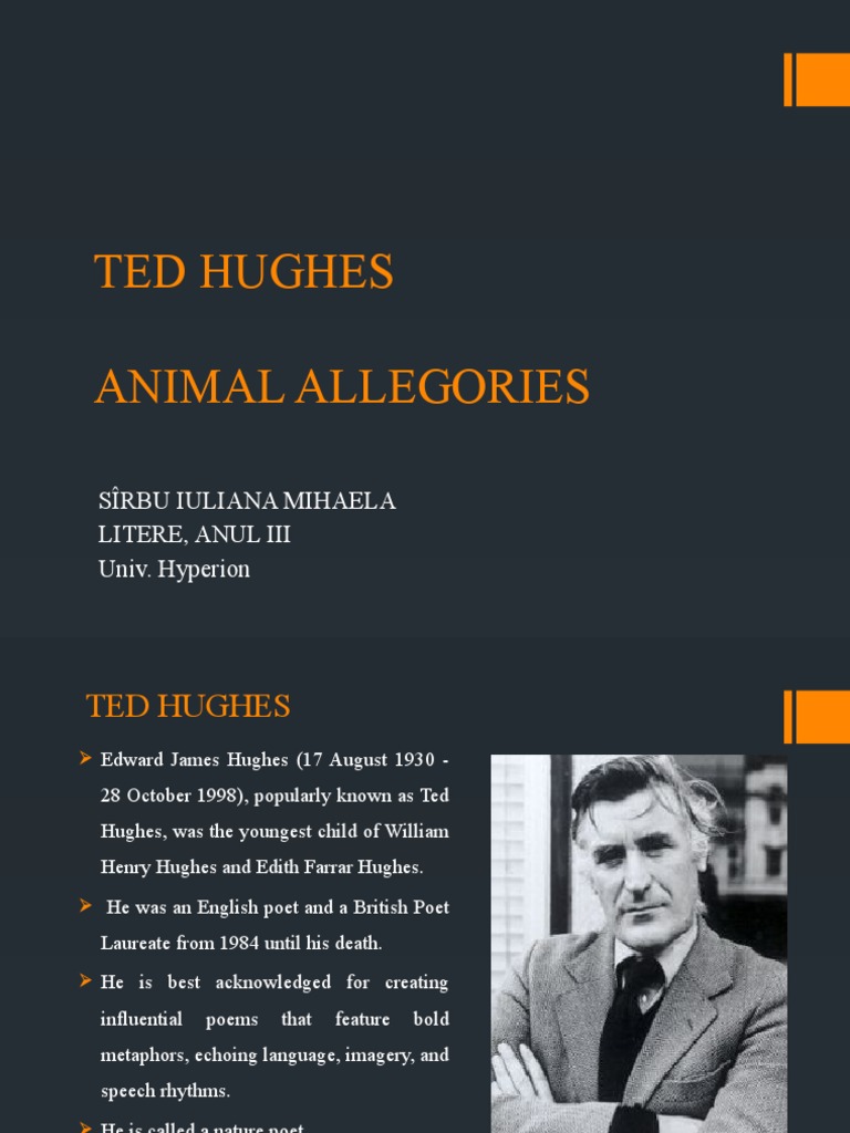 TED HUGHES - Animal Allegories | PDF | Poetry