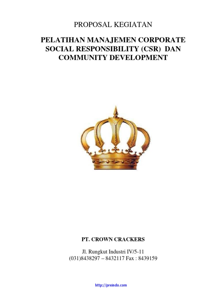Contoh Proposal CSR | PDF