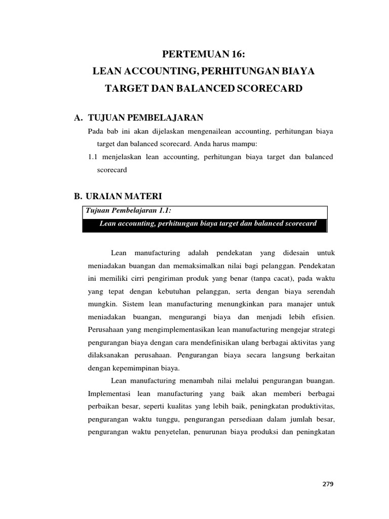 LEAN ACCOUNTING | PDF