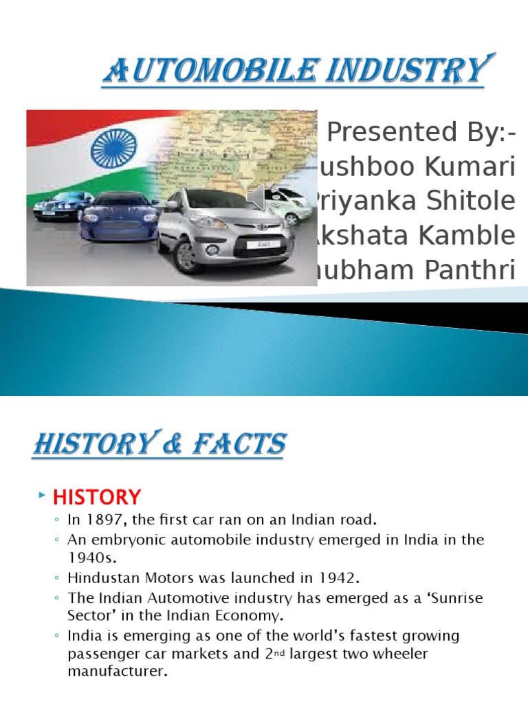 Overview of India's Automotive Industry | PDF | Car | Automotive Industry