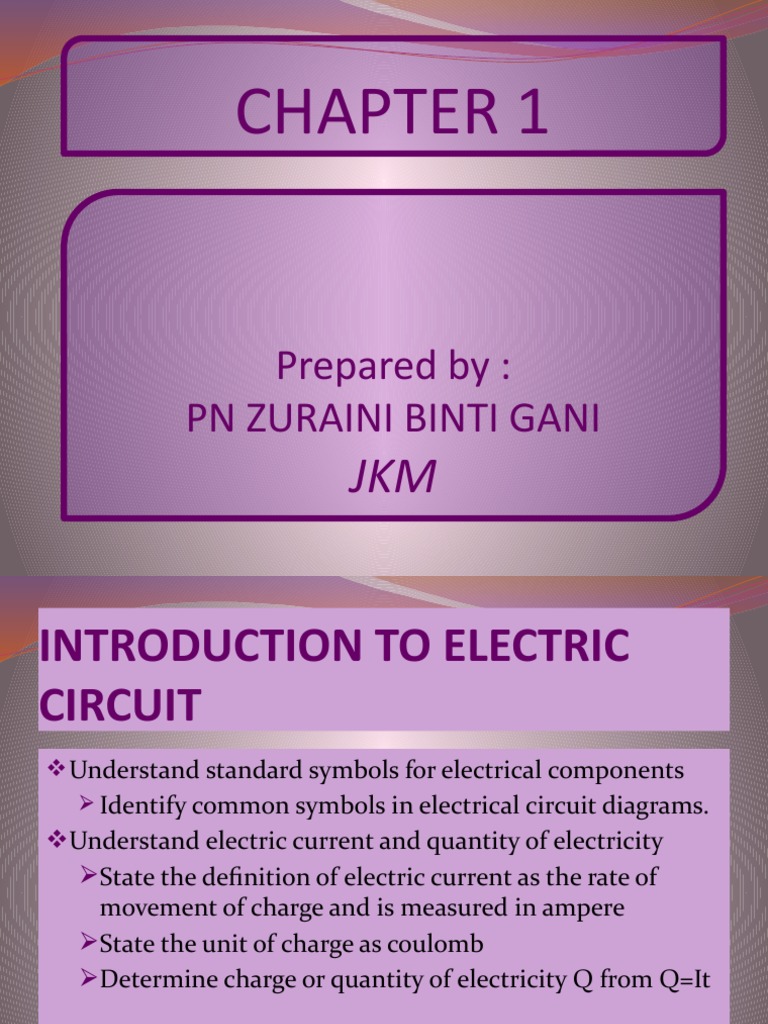 Chapter 1-Electrical Circuit | PDF | Series And Parallel Circuits ...