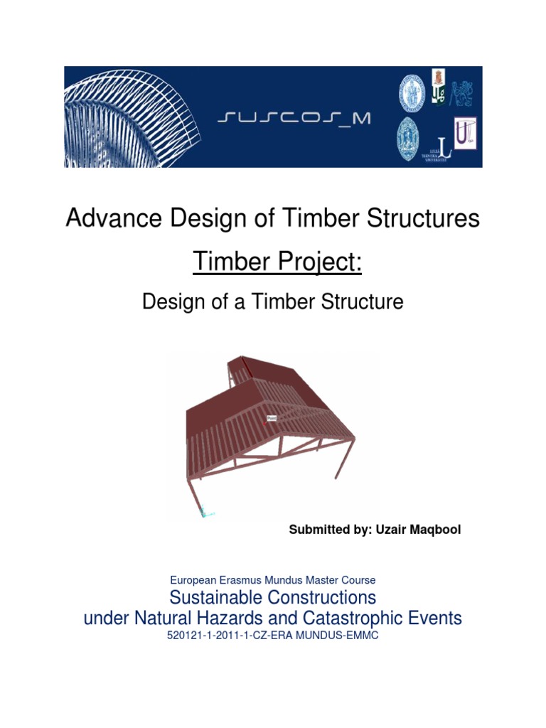 Timber Project | PDF | Truss | Screw