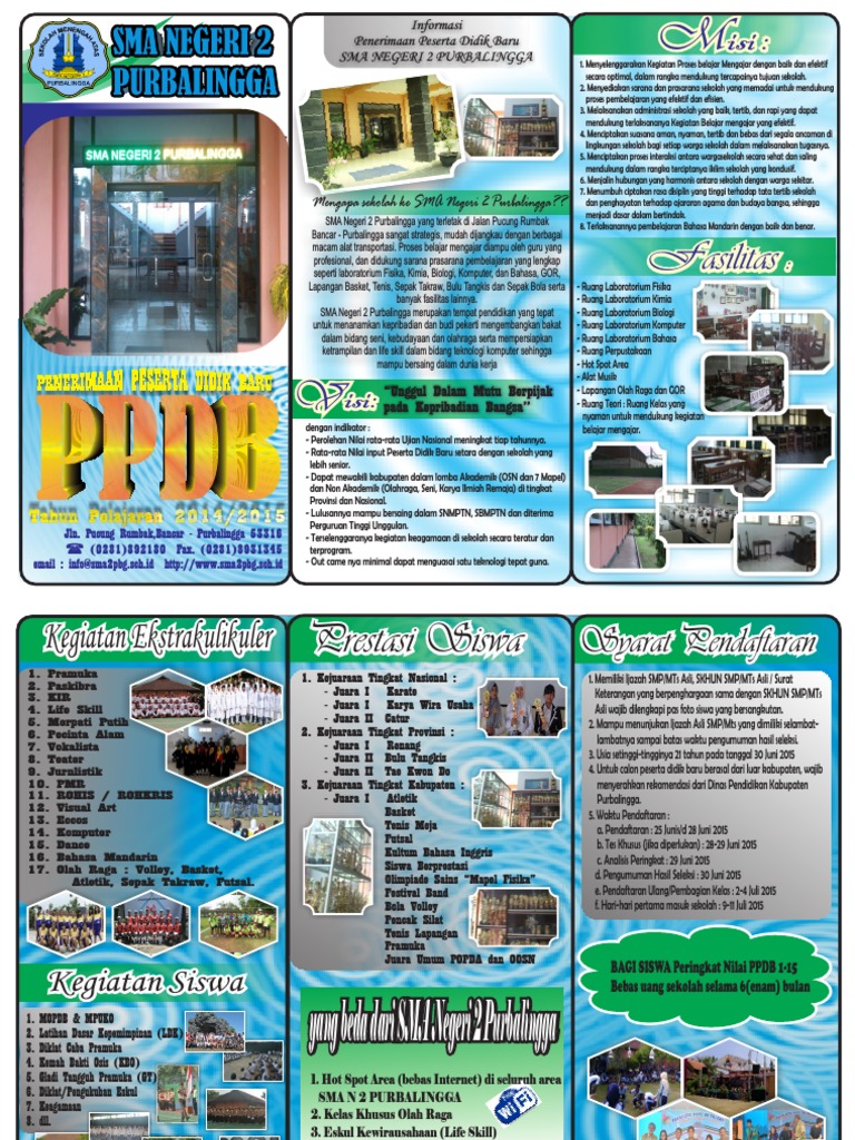 Brosur PPDB Sma 2 PBG | PDF