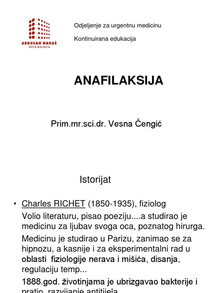 ANAFILAKSIJA | PDF