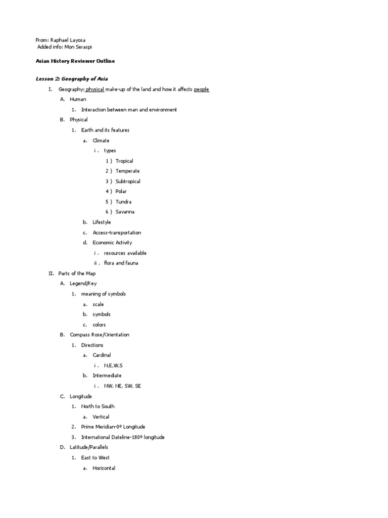Geography of Asia: Key Features and Regions | PDF | Asia | Geography