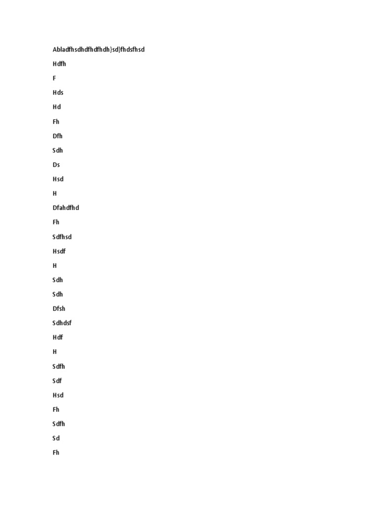 Abladfhsdhdfhdfhdh) SD) FHDSFHSD HDFH F Hds HD FH DFH SDH Ds HSD H ...