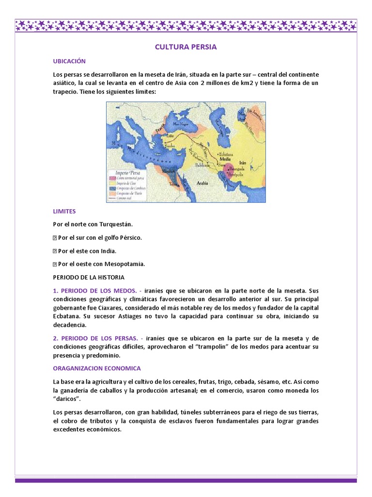 Cultura y Organización del Imperio Persa | PDF | Corrí | Imperio aqueménida