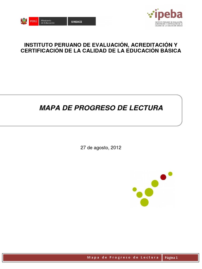 Mapa de Progreso de Lectura PDF | PDF | Lectura (proceso) | Aprendizaje